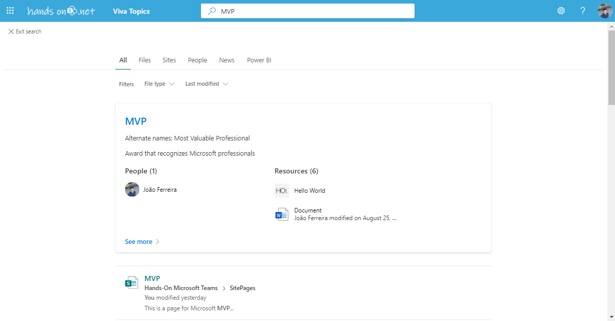 How to use Microsoft Viva Topics in SharePoint - HANDS ON SharePoint